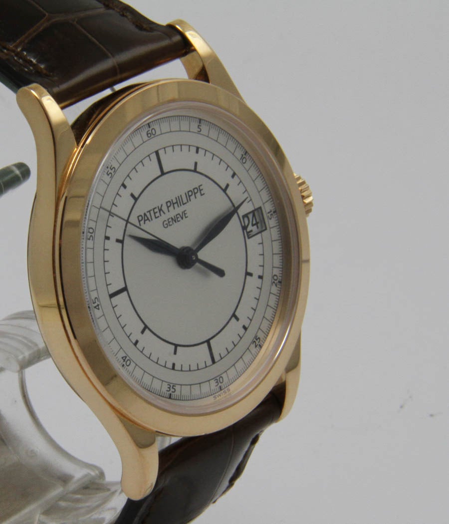 Patek Philippe Rose Gold Calatrava Automatic Wristwatch Ref 5296 at 1stDibs