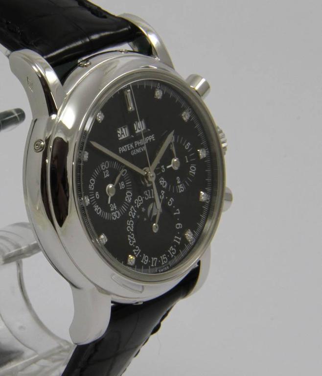 Patek Philippe Ref. 3970 P Platinum Wrist Watch For Sale at 1stDibs