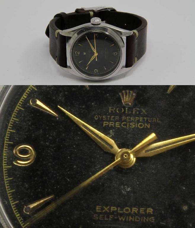 Rolex Explorer Ref. 6298 Sir Edmund Hillary Steel Wrist Watch For Sale ...