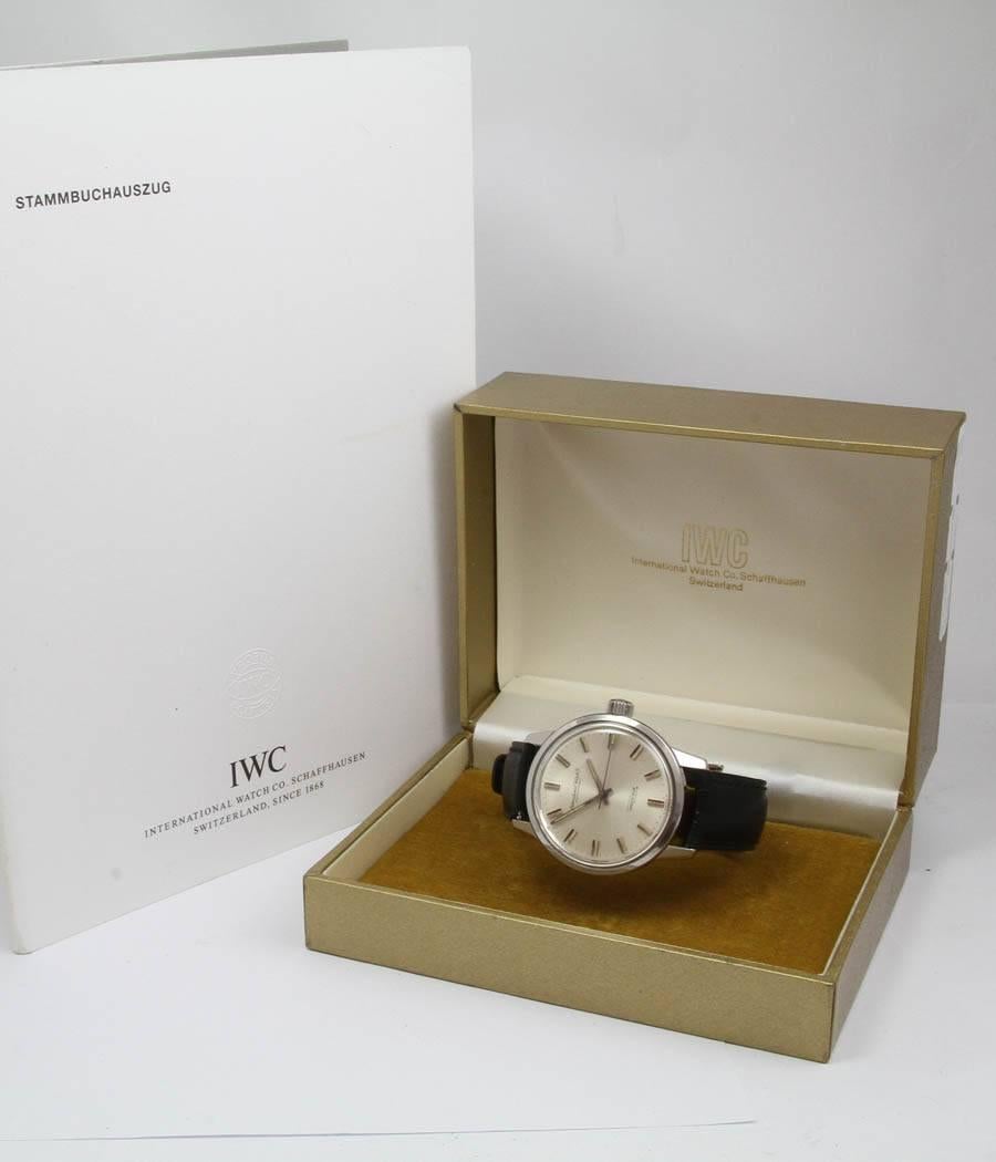IWC Stainless Steel Ingenieur Big Crown Automatic Wristwatch Ref 866 ...