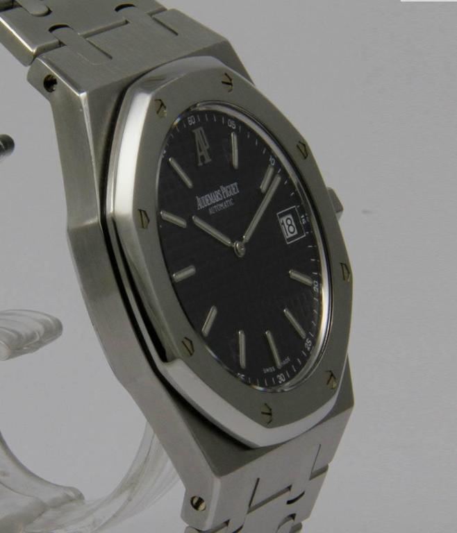 Audemars Piguet Stainless Steel Royal Oak Jumbo Wristwatch Ref 15202 ST ...