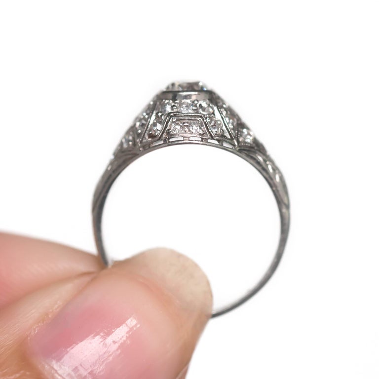 .40 Carat Platinum Diamond Engagement Ring For Sale at 1stDibs | 40 ...