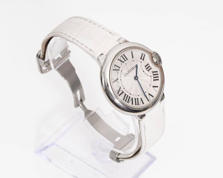 Cartier Stainless Steel Ballon Bleu Wristwatch at 1stDibs | cartier ...