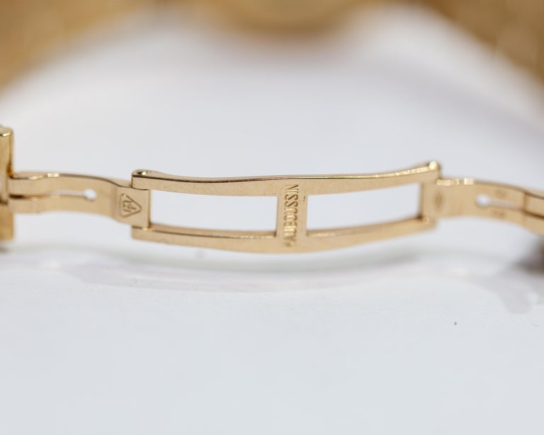 Mouboussin 18 Karat Yellow Gold Ladies Watch with Peridot and Diamonds ...