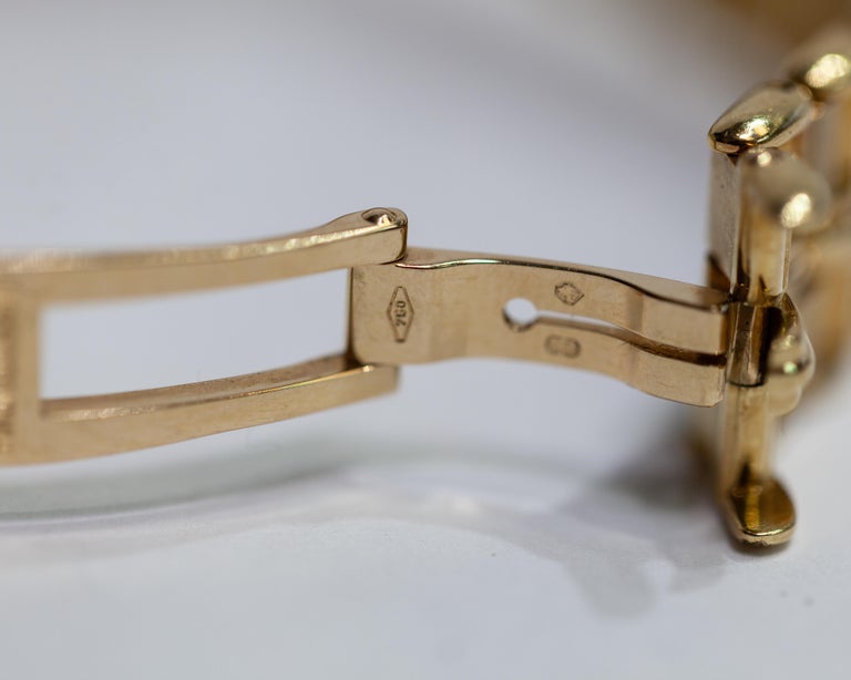 Mouboussin 18 Karat Yellow Gold Ladies Watch with Peridot and Diamonds ...