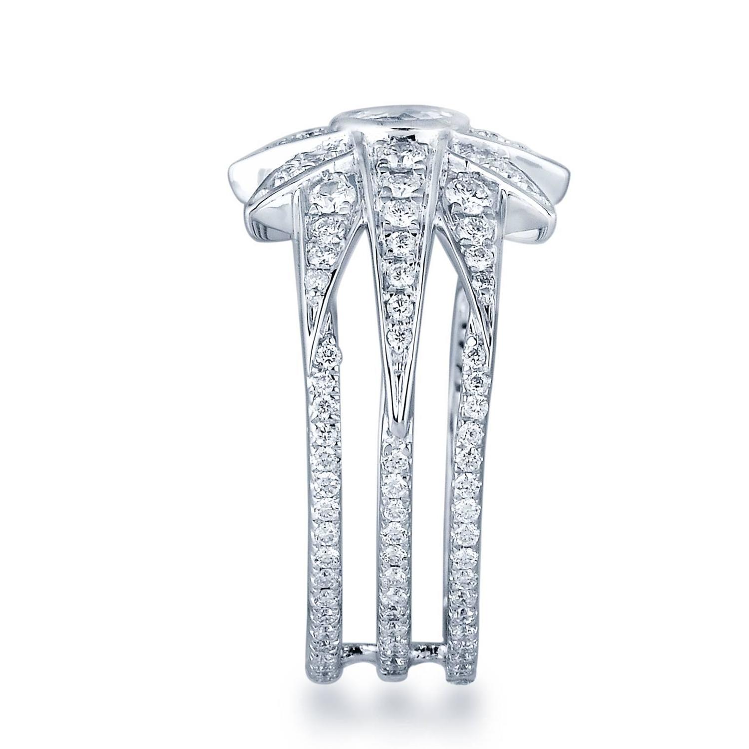 Jade Jagger Star Burst Diamond Ring For Sale at 1stdibs