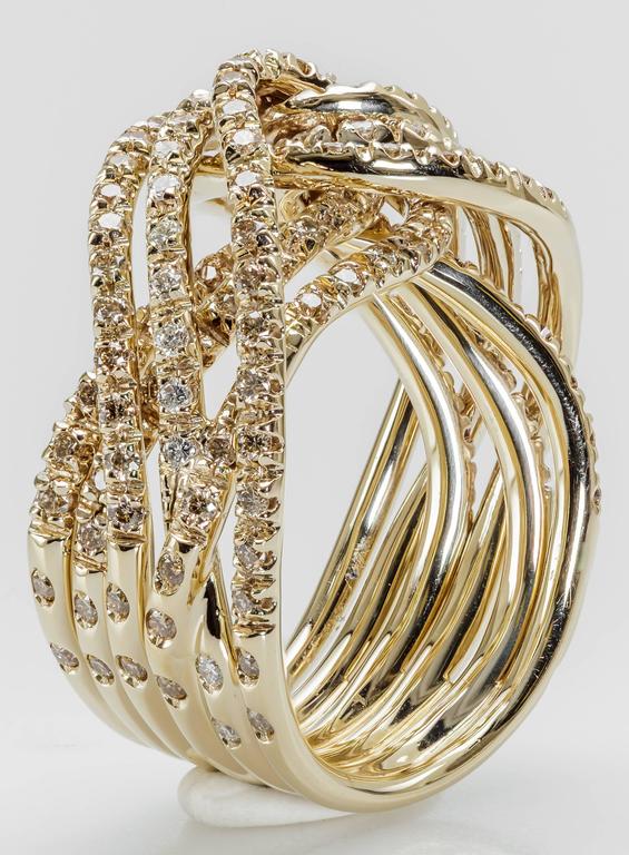 H. Stern Diamond Gold Zephyr Ring at 1stDibs