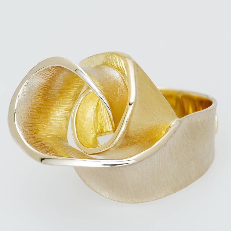 H. Stern Grupo Corpo Yellow and Noble Gold Rose Ring at 1stDibs