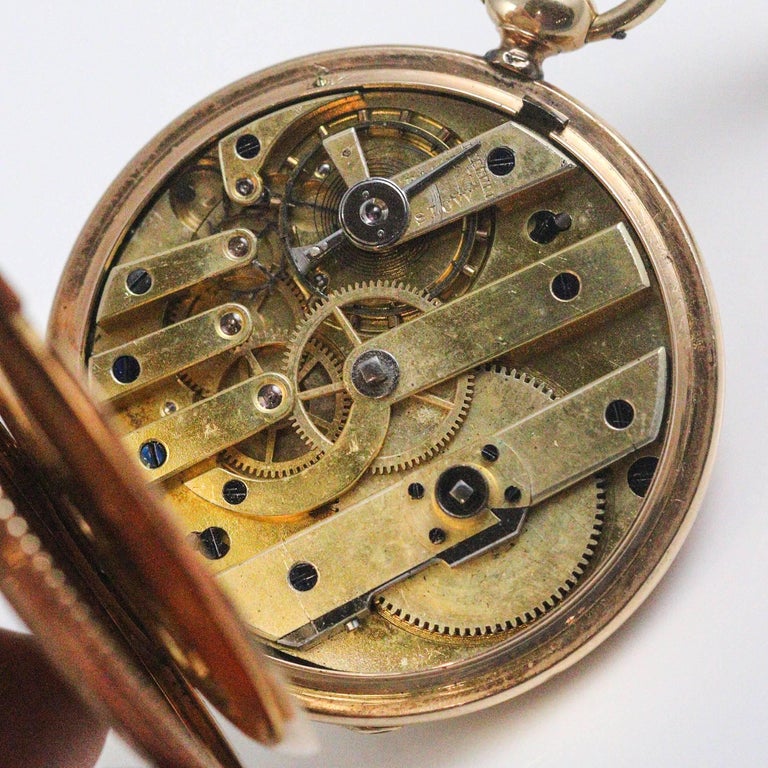 Bautte and Co. Yellow Gold Mid-1800s Pocket Watch with Key at 1stDibs ...