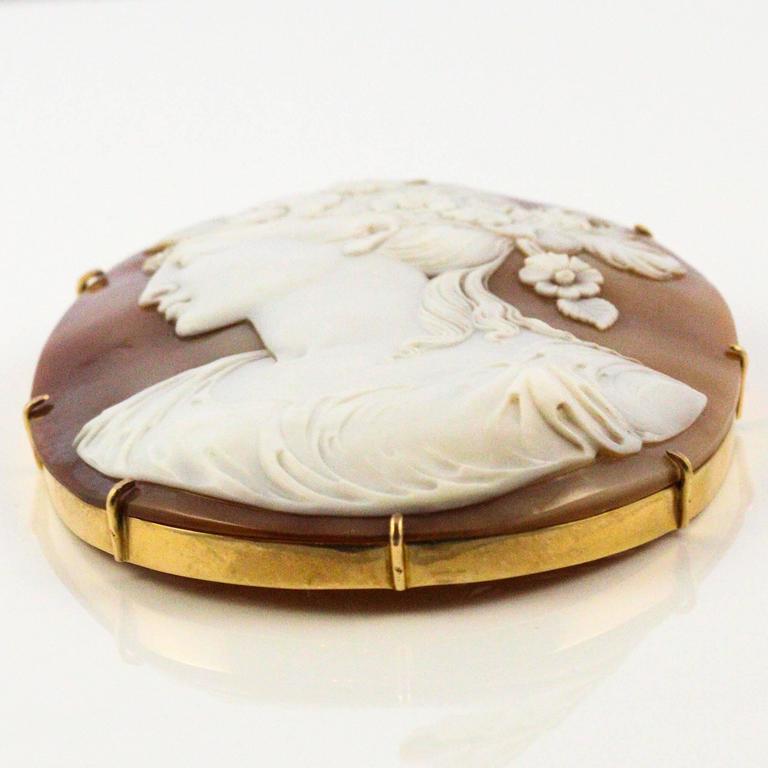 Massive Victorian Cameo Set in Gold at 1stDibs