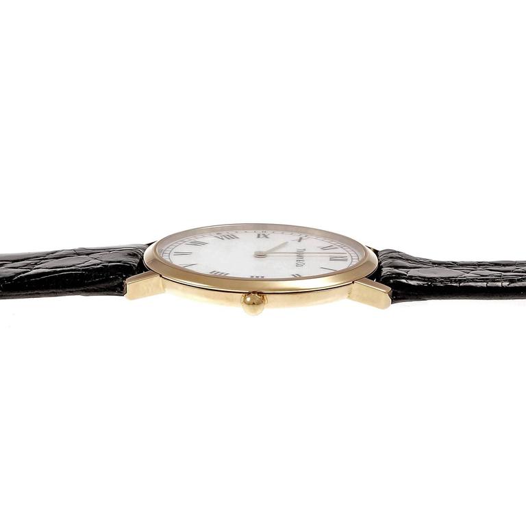 Tiffany and Co. Yellow Gold Quartz Wristwatch at 1stDibs