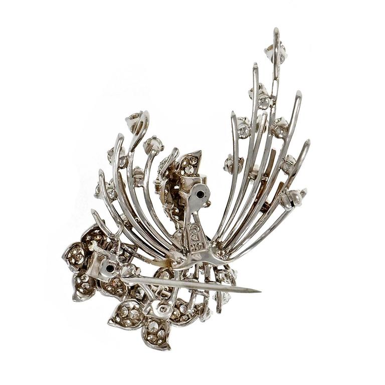 Diamond En Tremblant Fireworks Gold Pin at 1stDibs
