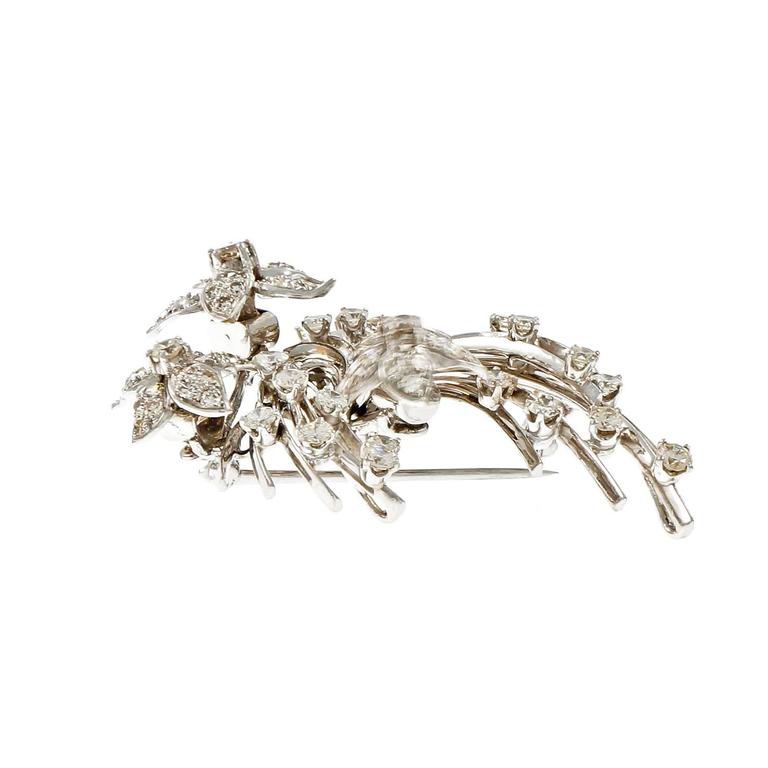 Diamond En Tremblant Fireworks Gold Pin at 1stDibs