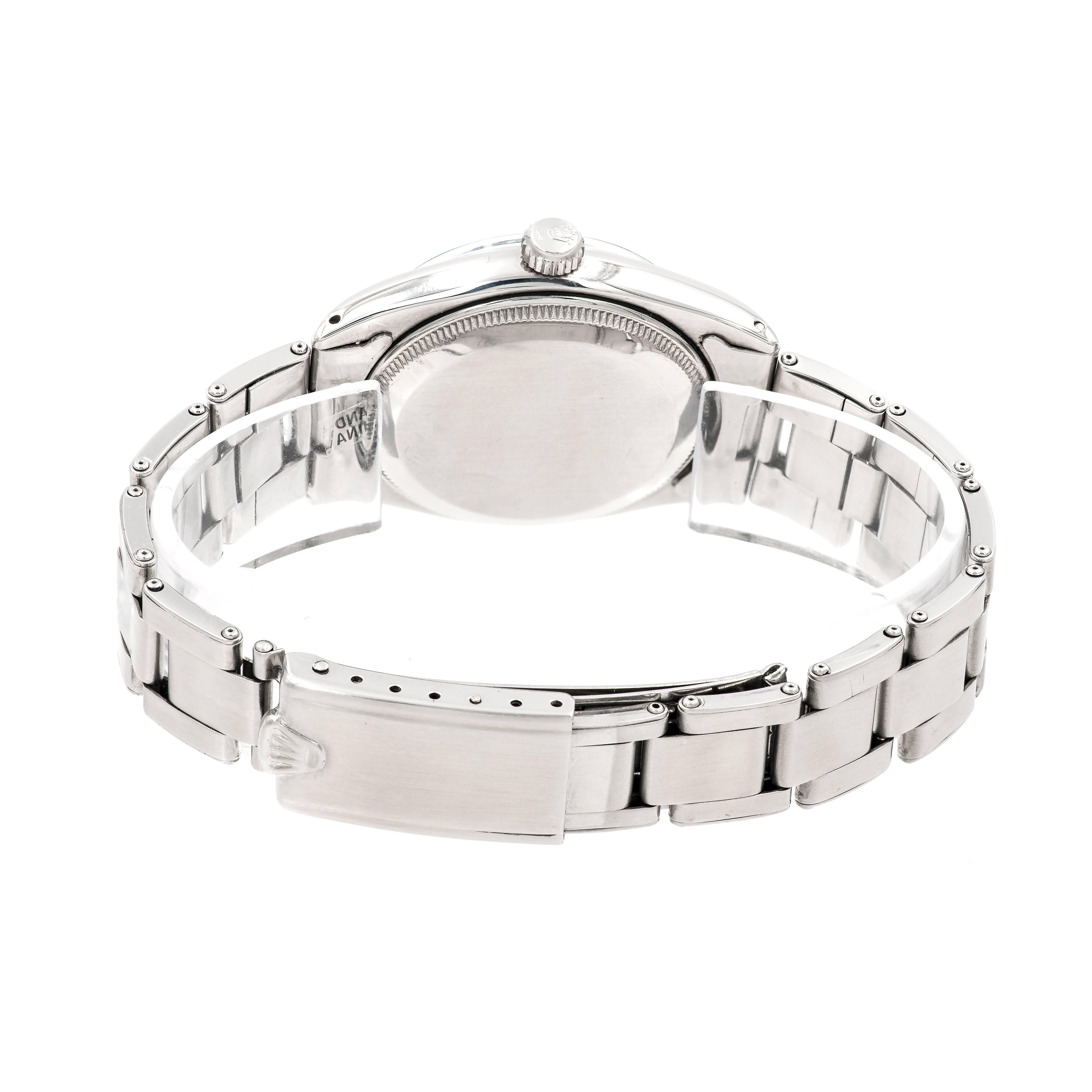 Rolex Stainless Steel Oyster Perpetual Wristwatch Ref 6565 at 1stDibs ...