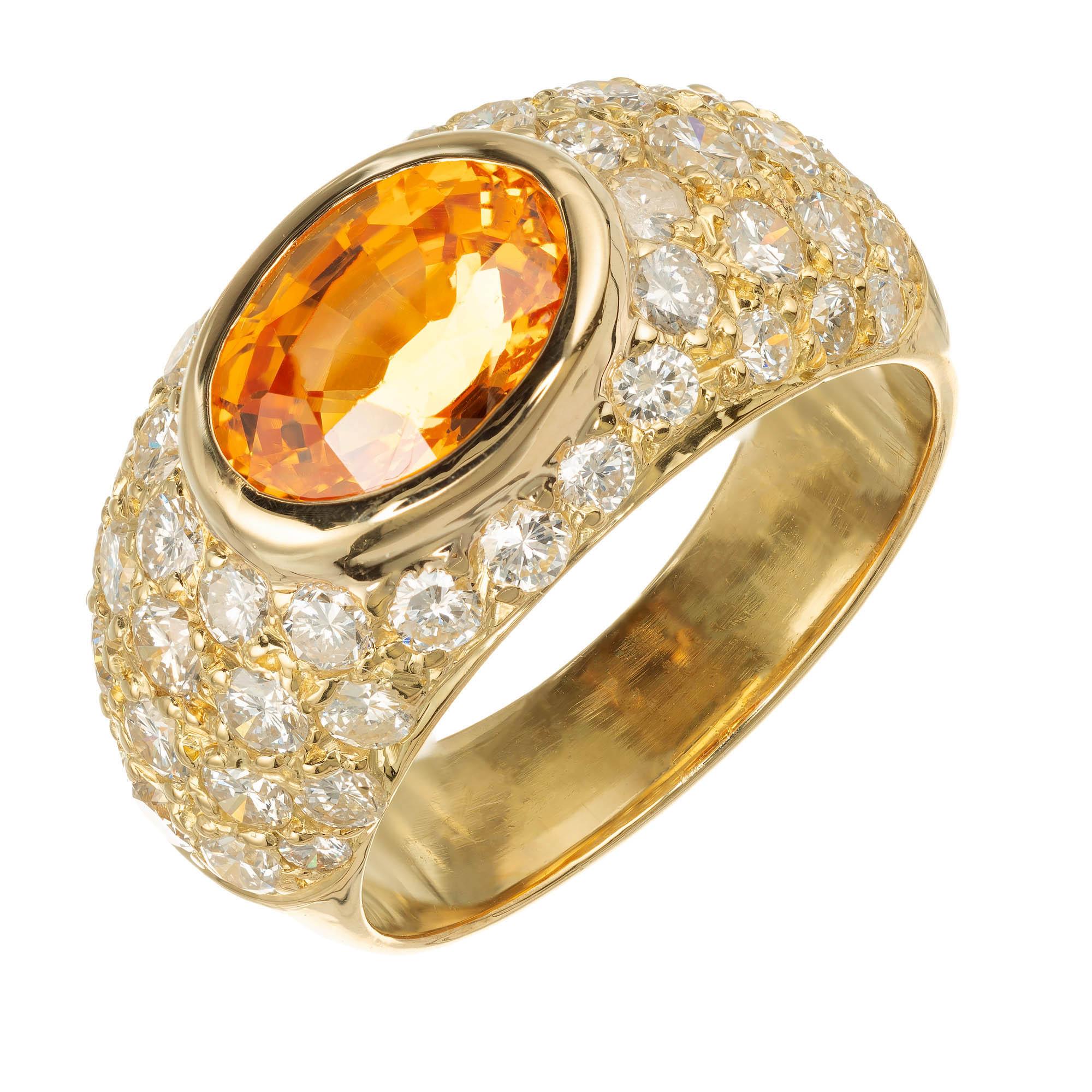 Miiori Spinel Diamond Dome Ring at 1stDibs