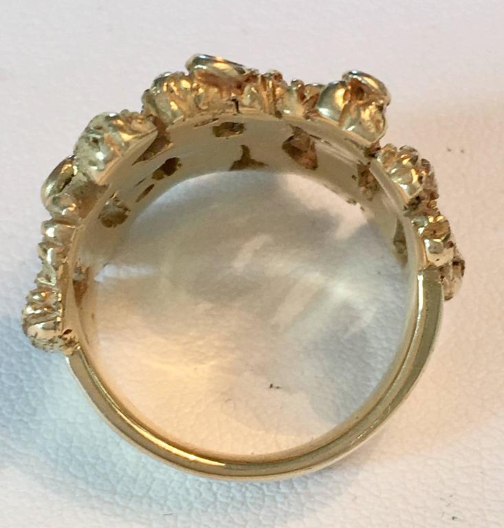 Contemporary S. Van Giel Diamond Gold Ring For Sale at 1stDibs