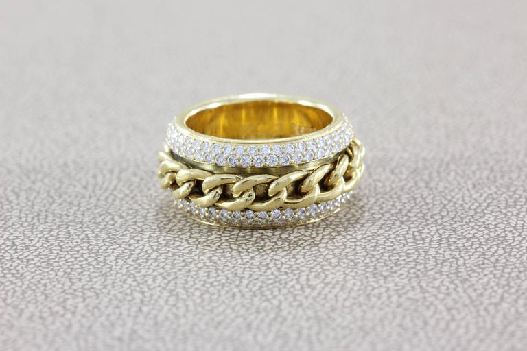 Piaget Diamond Revolving Chain Band Ring For Sale (Free Shipping) at ...
