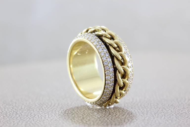 Piaget Diamond Revolving Chain Band Ring For Sale (Free Shipping) at ...
