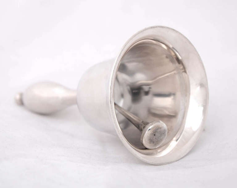 Antique Silver Table Bell at 1stDibs