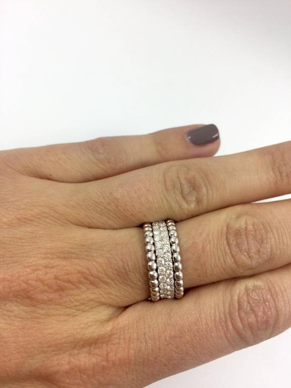 Perlée Diamond Ring at 1stDibs