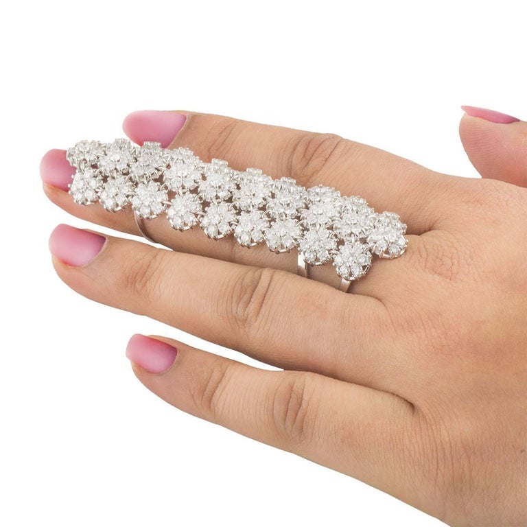 Diamond Armour Ring at 1stDibs