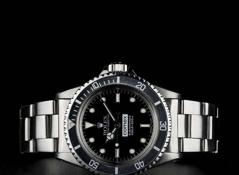 Rolex Stainless Steel Comex Submariner Automatic Wristwatch Ref 5514 at ...