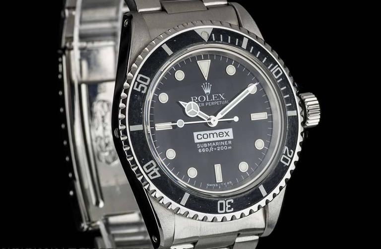 Rolex Stainless Steel Comex Submariner Automatic Wristwatch Ref 5514 at ...