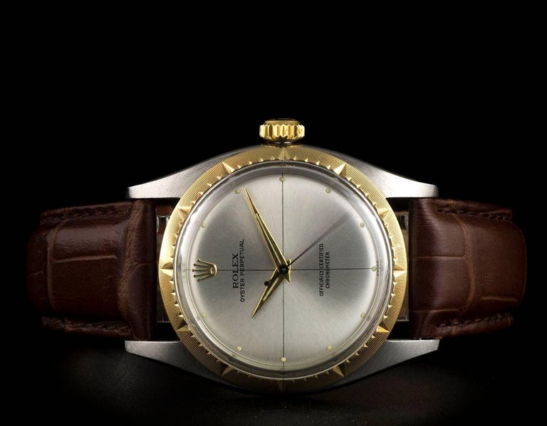 Rolex Zephyr Oyster Perpetual Vintage Steel and Gold Quadrant 6582 ...