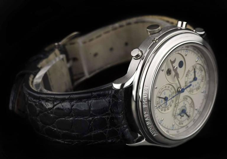 Audemars Piguet Platinum Millenary Perpetual Calendar Moonphase ...