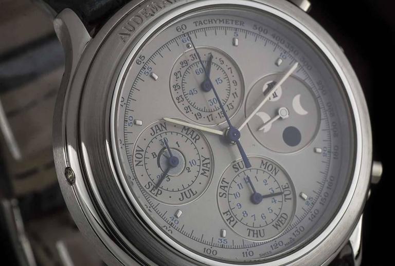 Audemars Piguet Platinum Millenary Perpetual Calendar Moonphase ...