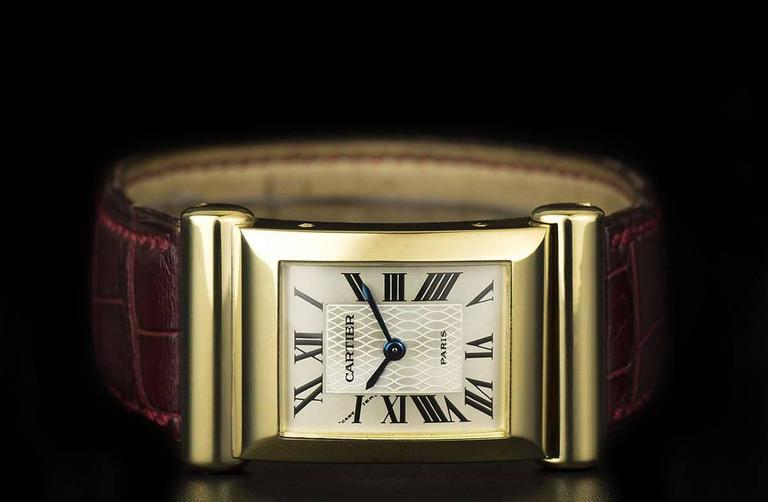 Cartier Gold Limited Edition Privee Collection Drivers Wristwatch at ...
