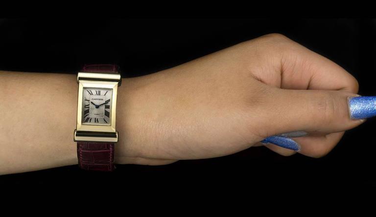 Cartier Gold Limited Edition Privee Collection Drivers Wristwatch at ...