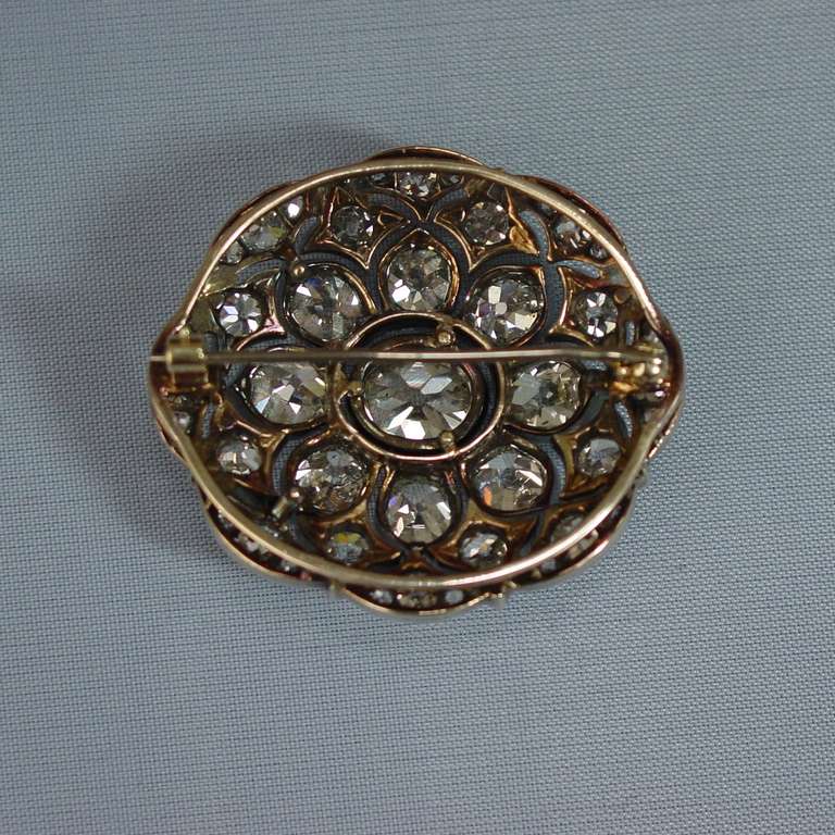 Antique Diamond Brooch at 1stDibs