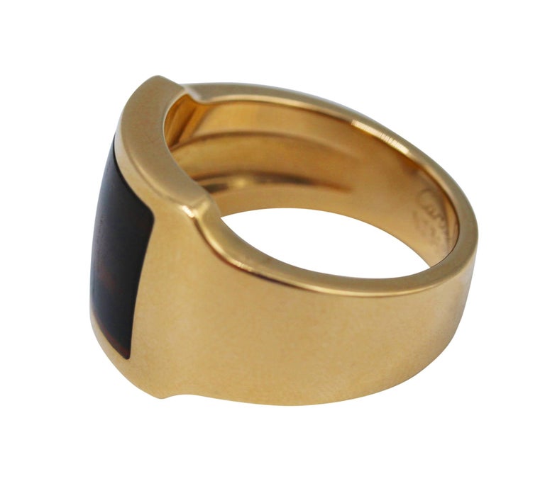 Cartier Tiger's Eye and Gold Men's Ring at 1stDibs | cartier tiger eye ...