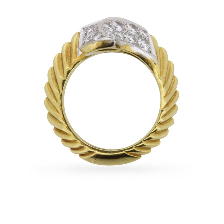 Kutchinsky Diamond Ring, Hallmarked 1990 For Sale at 1stdibs