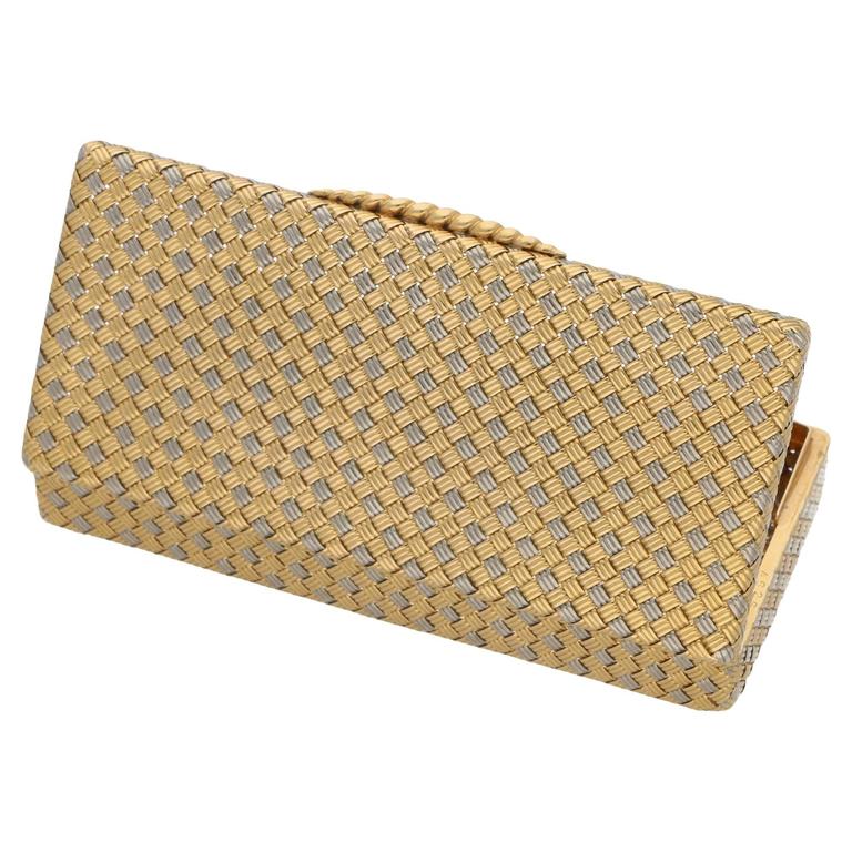 Vintage French Woven Snuff Box at 1stDibs | woven box