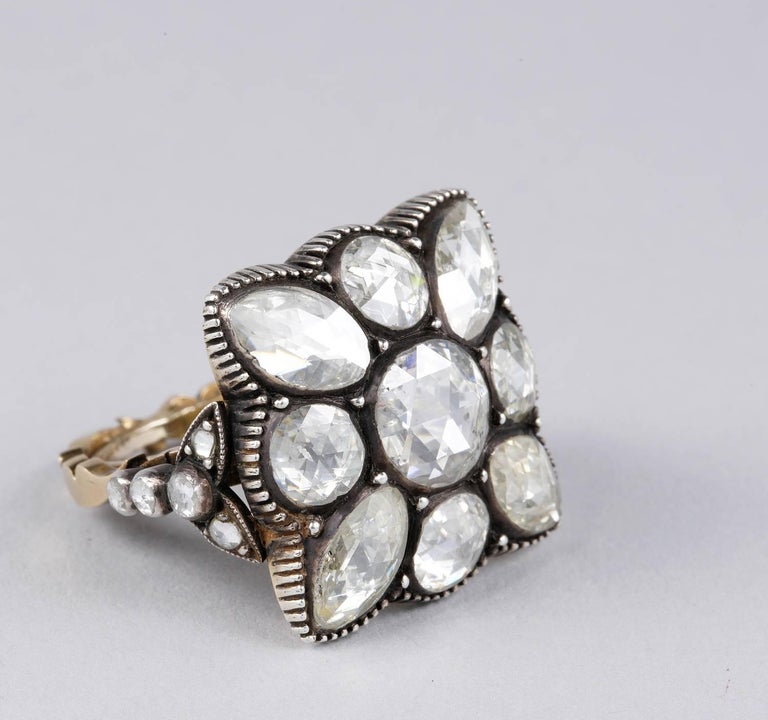 Extremely Rare Antique 9.50 Carat Diamond Ring at 1stDibs