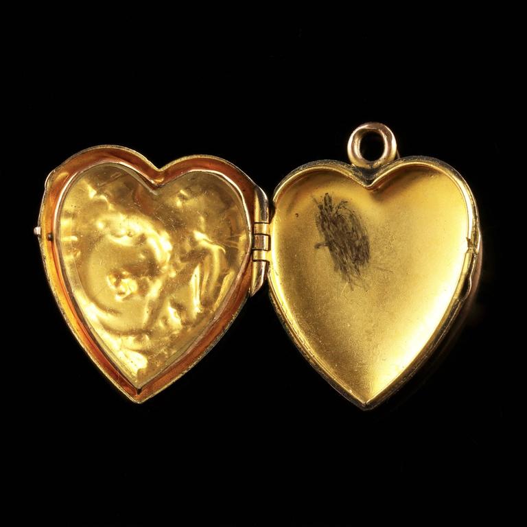 Antique Victorian Gold Dragon Locket, circa 1900 at 1stDibs