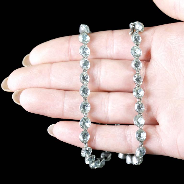 Antique Georgian Silver Paste Necklace, circa 1790 For Sale at 1stDibs ...