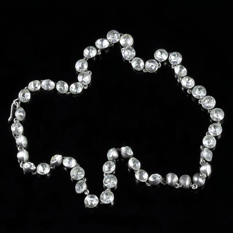 Antique Georgian Silver Paste Necklace, circa 1790 For Sale at 1stDibs ...