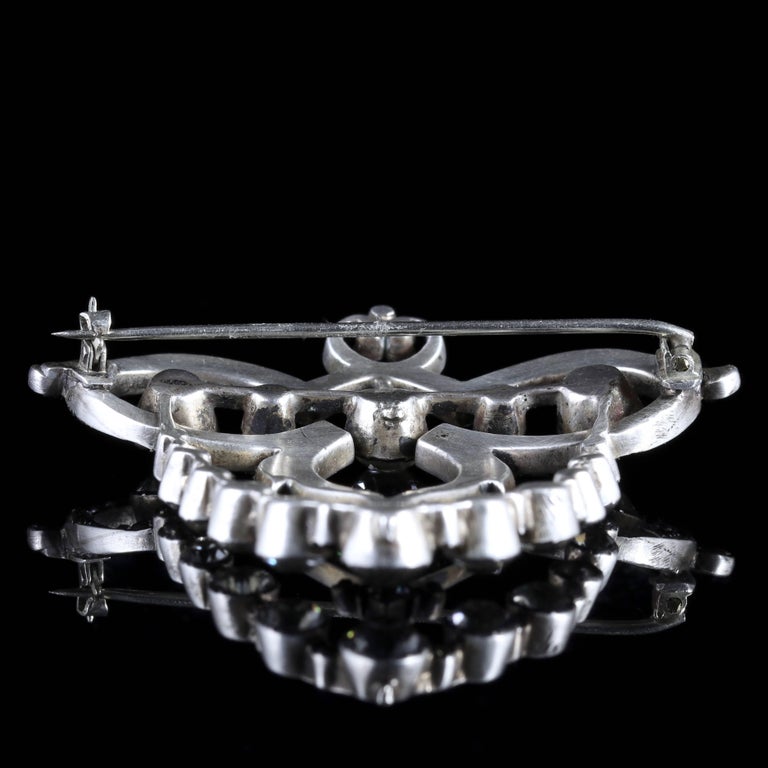 Antique Georgian Large Silver Paste Brooch, circa 1830 at 1stDibs ...