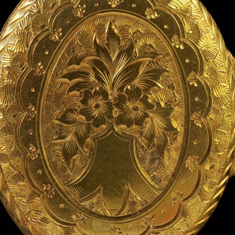 Antique Victorian Solid Gold Locket, circa 1870 at 1stDibs | solid gold ...