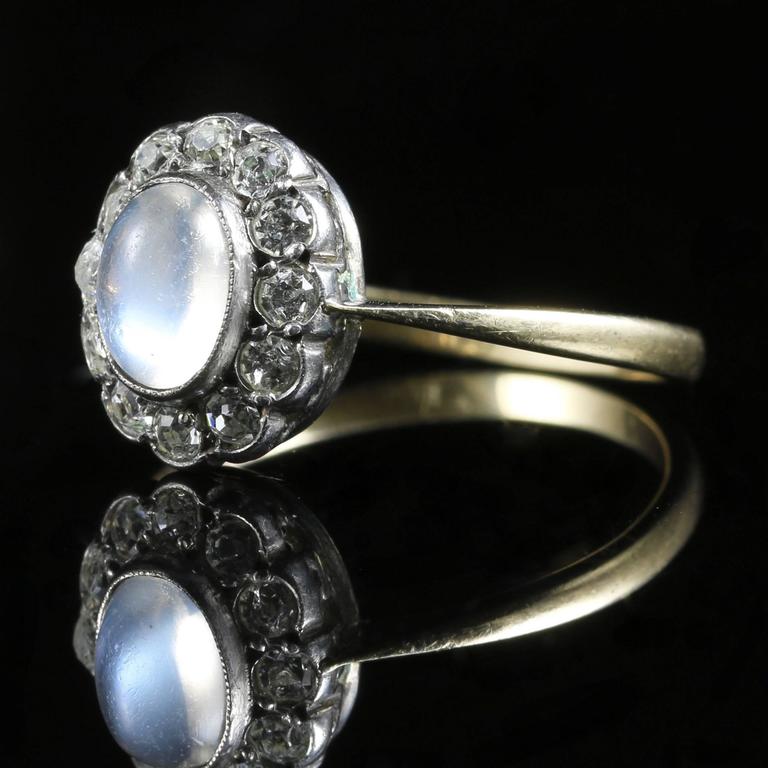 Antique Victorian Moonstone and Paste Ring, circa 1900 at 1stDibs ...