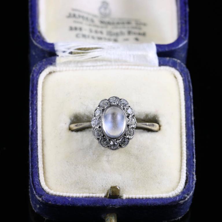 Antique Victorian Moonstone and Paste Ring, circa 1900 at 1stDibs ...