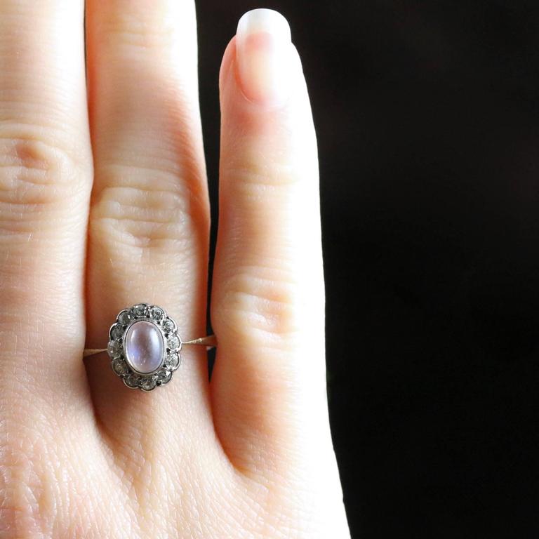 Antique Victorian Moonstone and Paste Ring, circa 1900 at 1stDibs ...