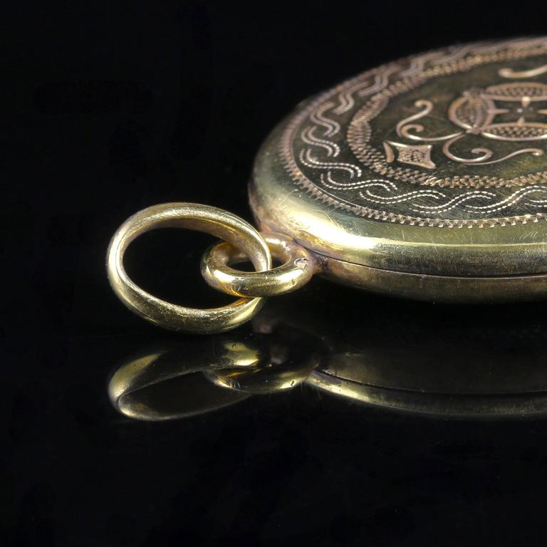Antique Victorian Scottish Silver Gold Locket circa 1900 at 1stDibs ...