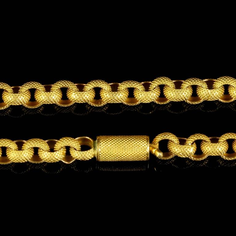 Antique Georgian Original Chain and Clasp, circa 1780 Long Chain at ...
