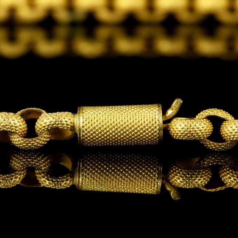 Antique Georgian Original Chain and Clasp, circa 1780 Long Chain at ...