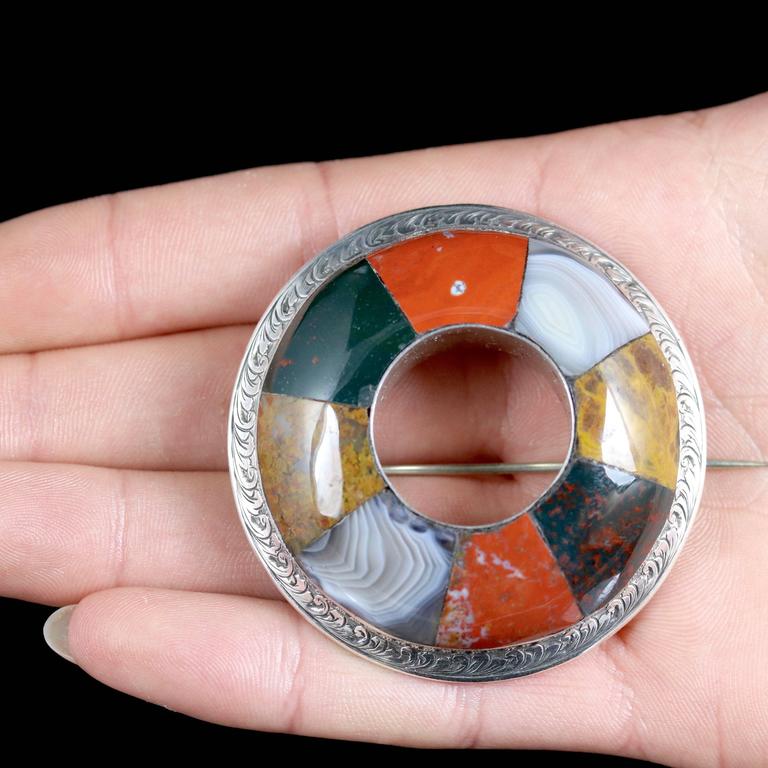 Antique Scottish Agate, circa 1860 Brooch For Sale at 1stDibs ...