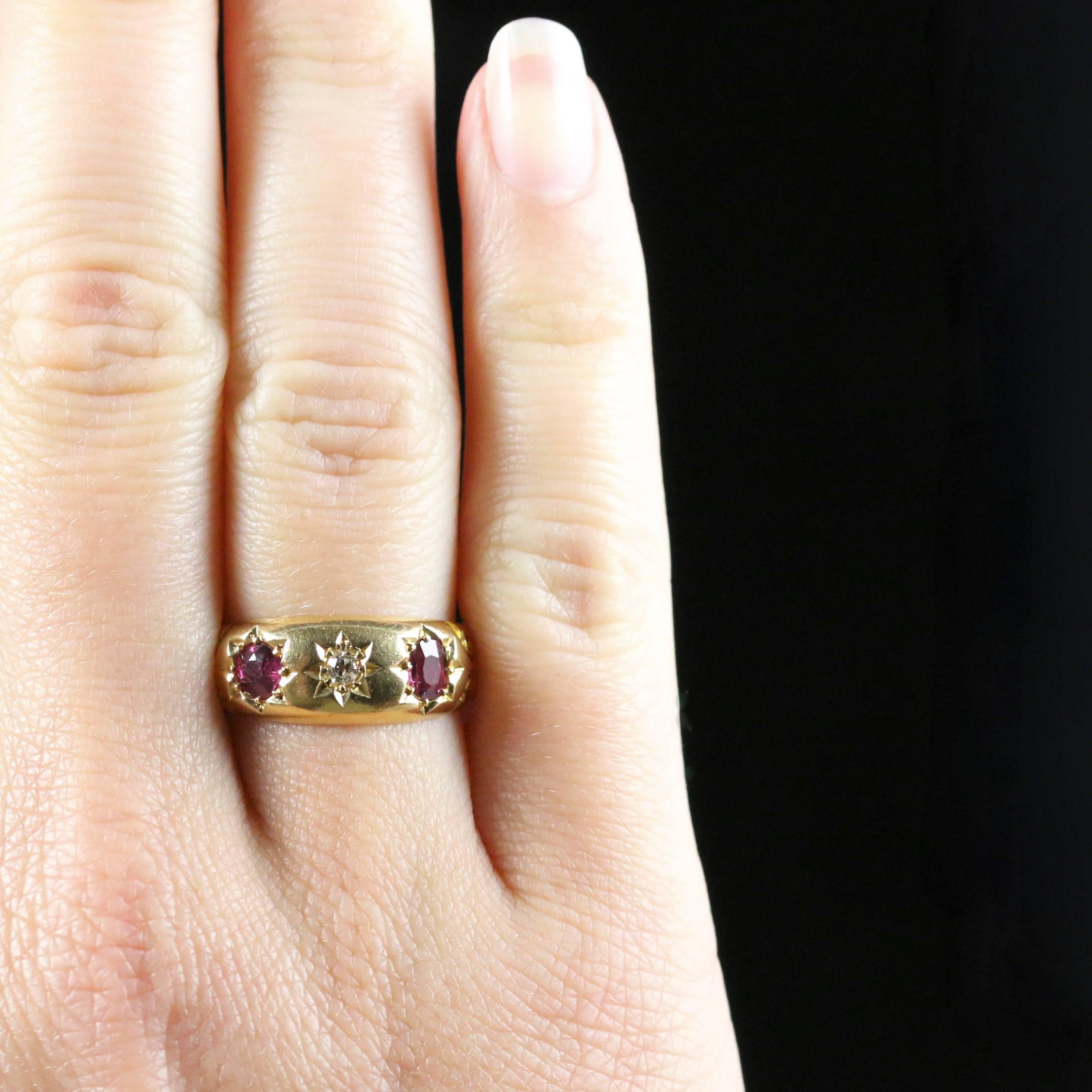 Antique Edwardian Ruby Diamond Ring Dated 1905 at 1stDibs | edwardian ...